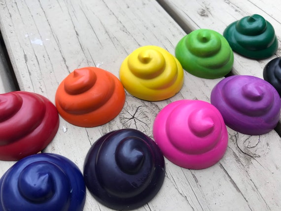 Poop Crayons // Funny Crayons // Poop Crayon Favors // Poop | Etsy