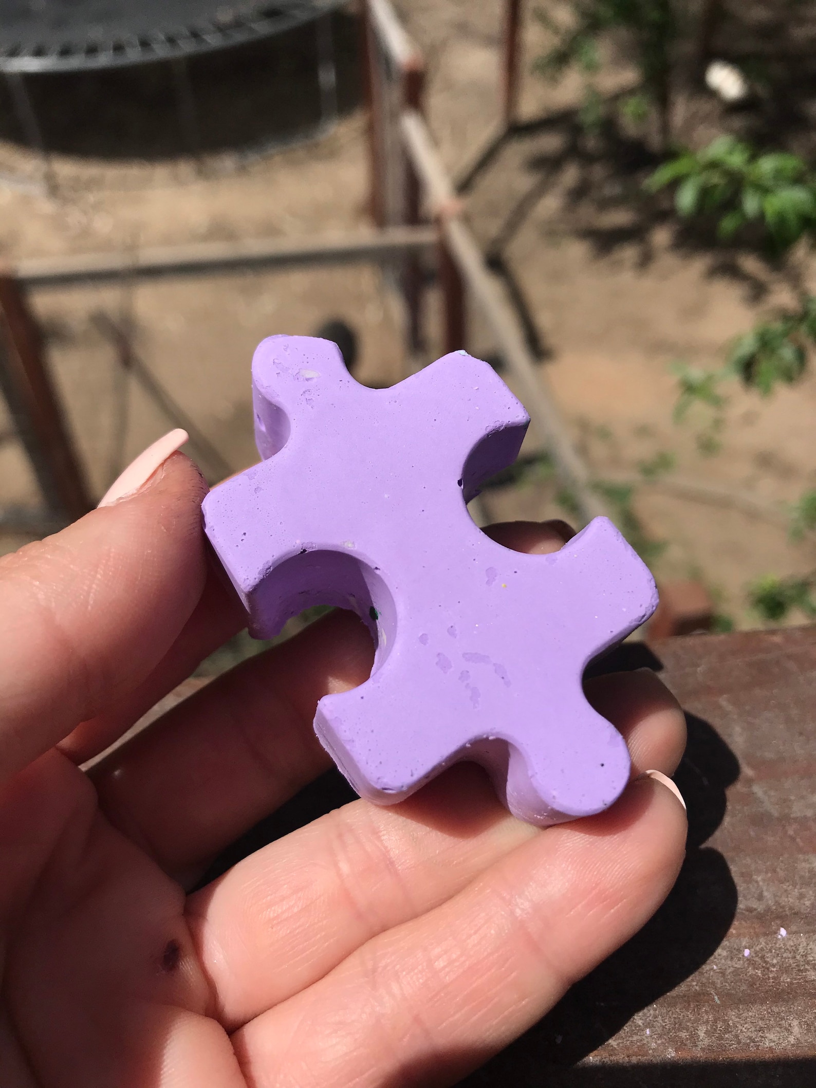 Puzzle Chalk // Sidewalk Chalk // Puzzle Gift // Autism Gift | Etsy