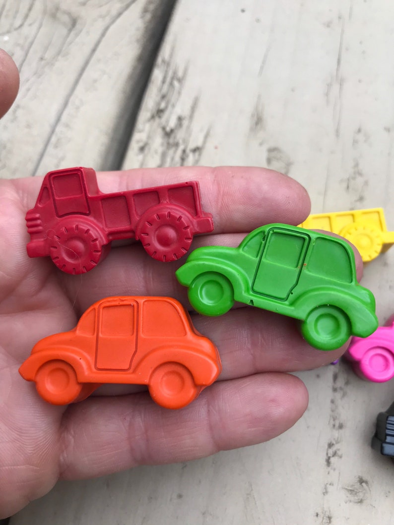 Transportation Crayons // Car and Truck Crayons // Car and Truck Crayon ...