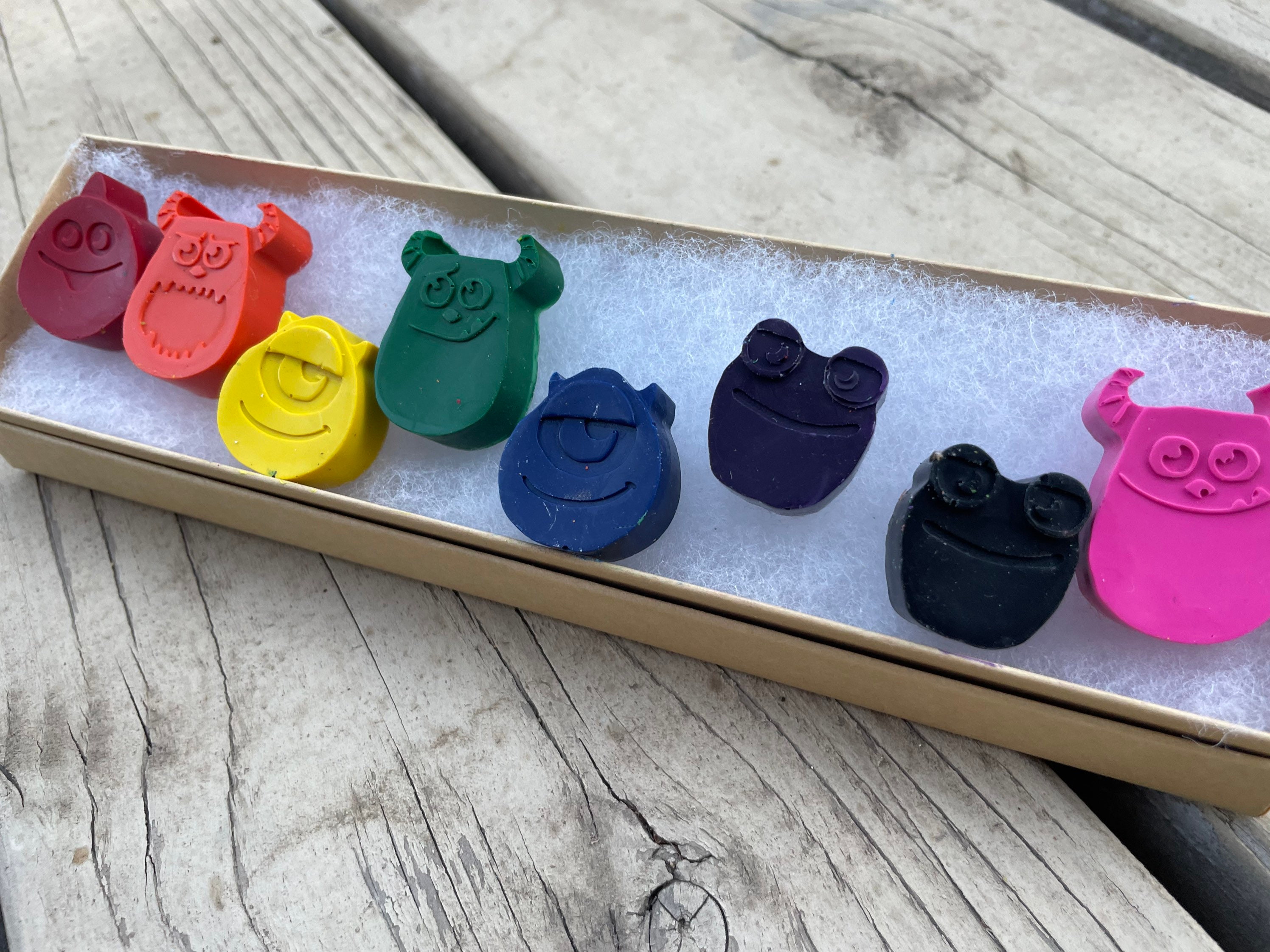 Monsters Inc Crayons // Monsters Inc Gift // Monsters Inc - Etsy