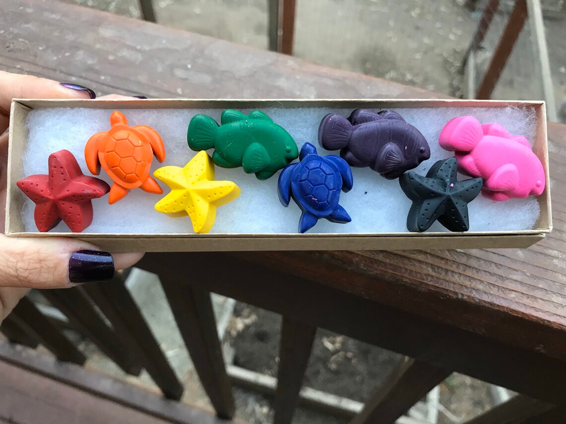 Under the Sea Crayons // Kids Gift Ideas // Under the Sea Party Favor ...