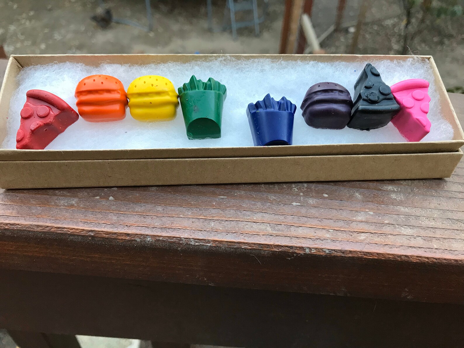 Food Crayons // Burger Crayon // Pizza Crayons // Pizza Party | Etsy