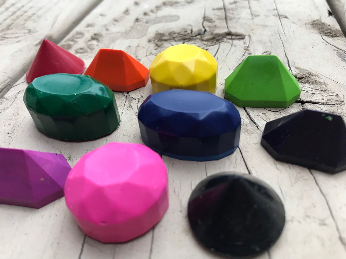 Gem Crayons // Diamond Crayons // Kids Art Party // Princess - Etsy