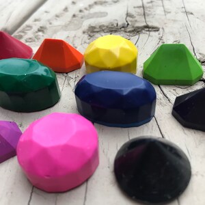 Gem Crayons // Diamond Crayons // Kids Art Party // Princess Party ...