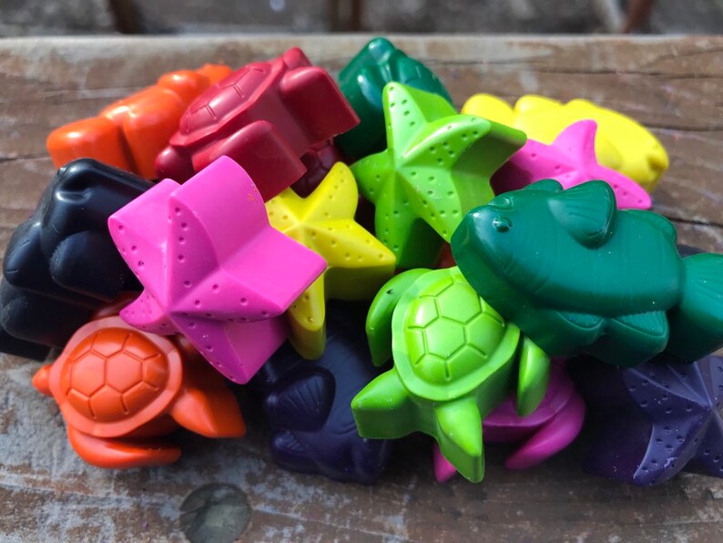 Under the Sea Crayons // Turtle Crayons // Sea Crayon // Ocean Crayons ...
