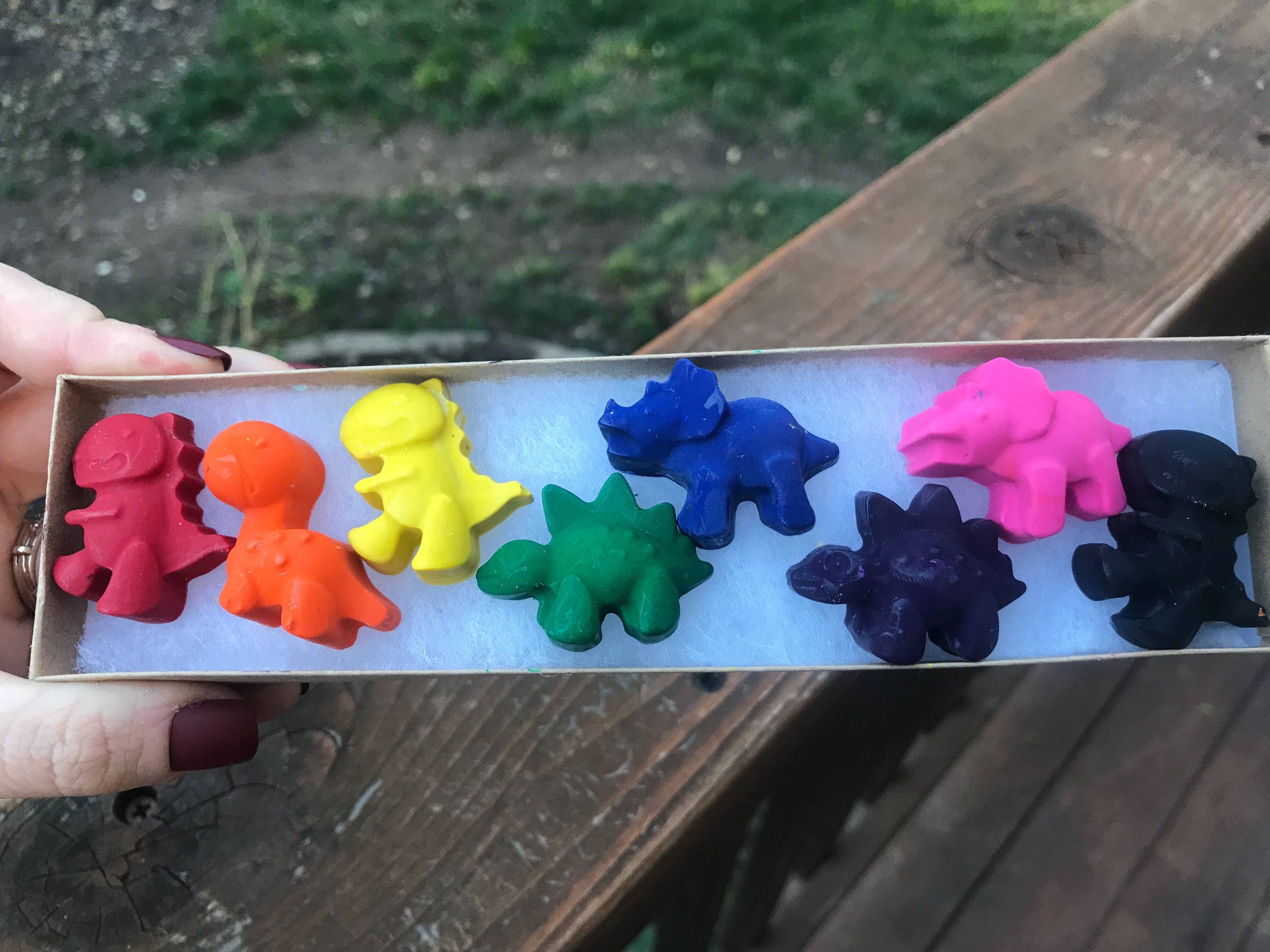 Dinosaur Birthday // Dino Crayons // Kids Gift Idea // Crayon - Etsy