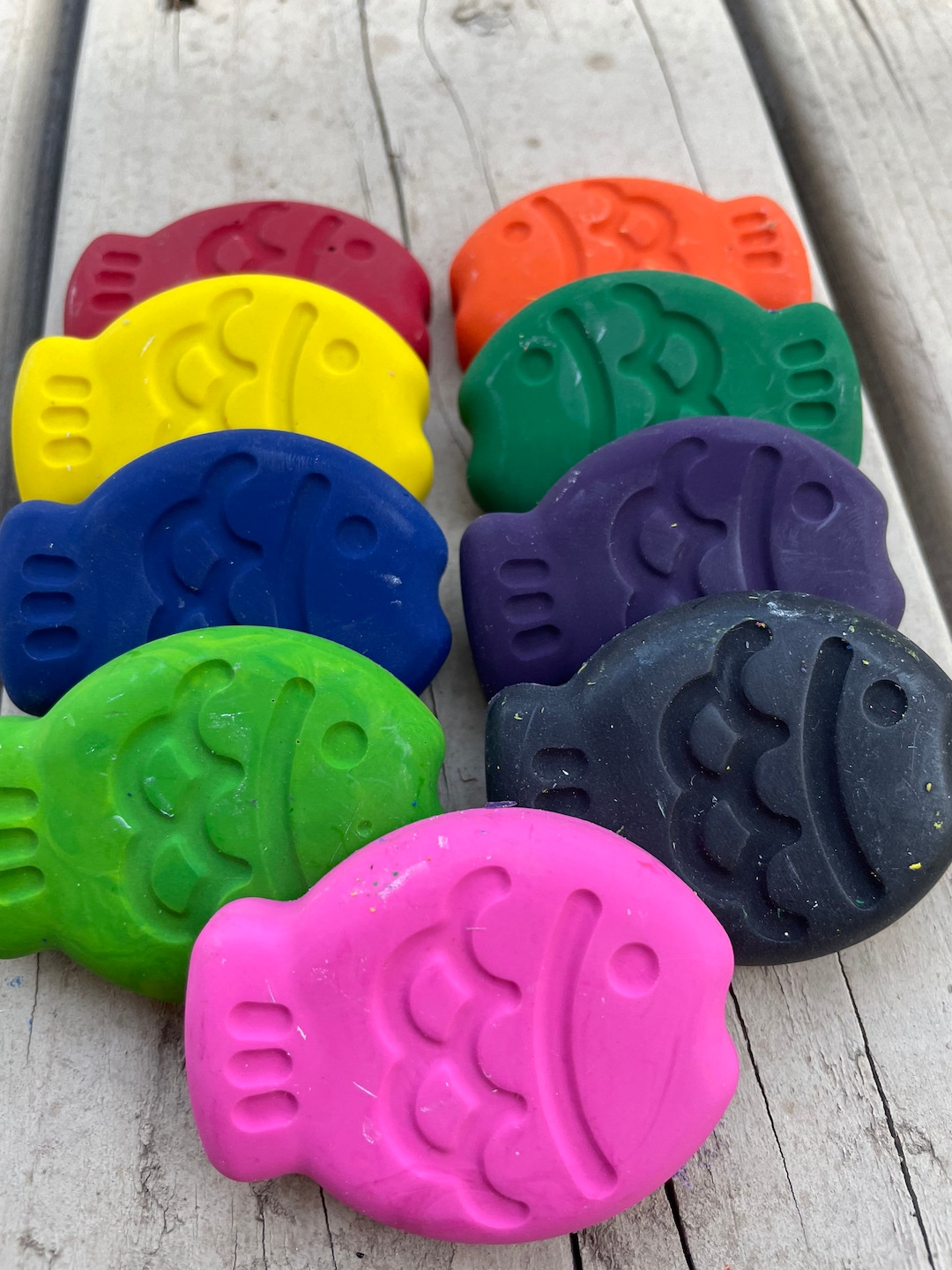 Fish Crayons // Cool Gifts for Kids // Unique Gifts // Fishing Birthday ...