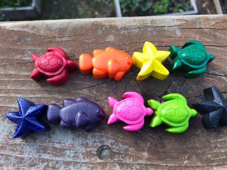 Under the Sea Crayons // Turtle Crayons // Sea Crayon // Ocean Crayons ...