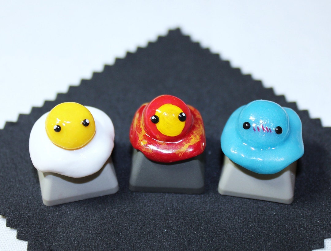 Slime Rancher Keycap: Puddle, Fire, Yolky Slime - 1U MX Stem - Etsy