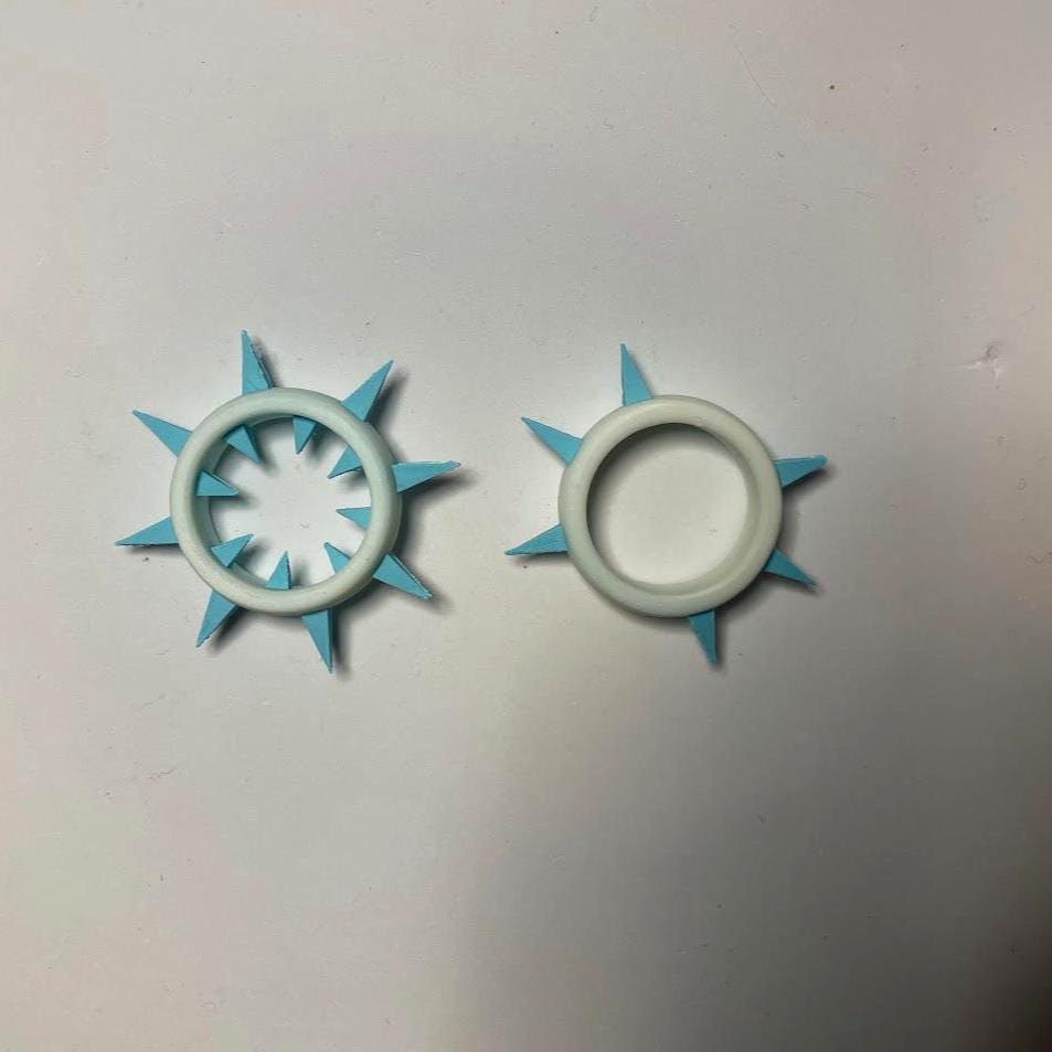 The Thornring | Snowgrave Deltarune 3D Printed Model - Etsy