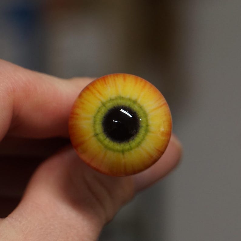 The Mean One - Realistic Resin Mean One Eyeball – Fake Acrylic Eyes for ...