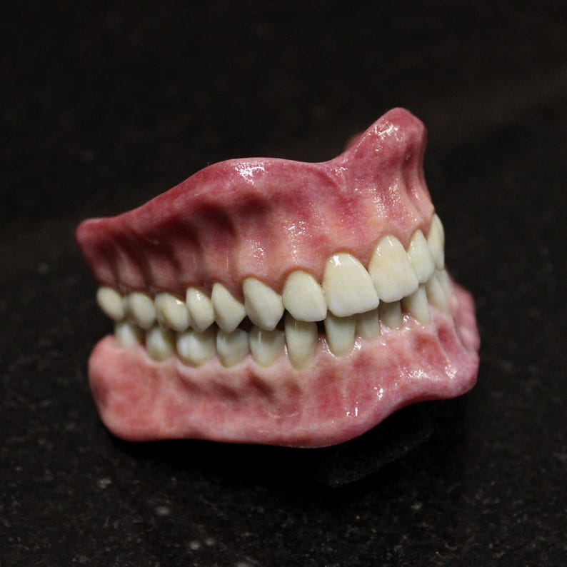 Pearly Whites - Realistic Special FX Teeth Set – Fake Acrylic Teeth for ...