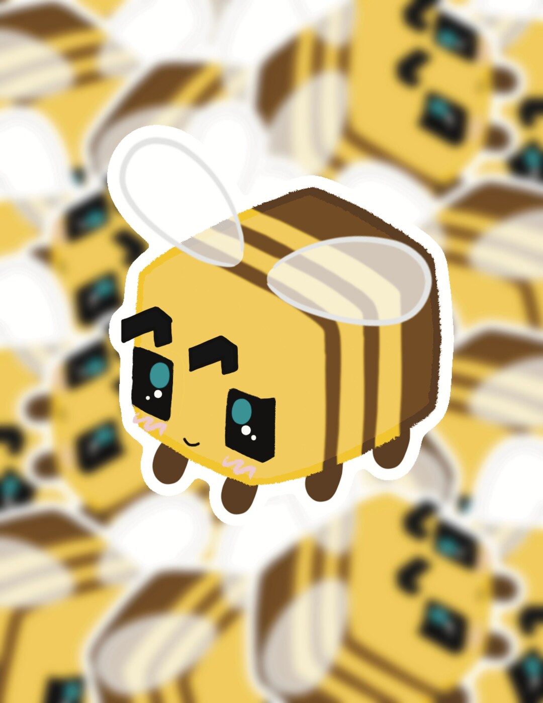 Minecraft Bee Sticker - Etsy