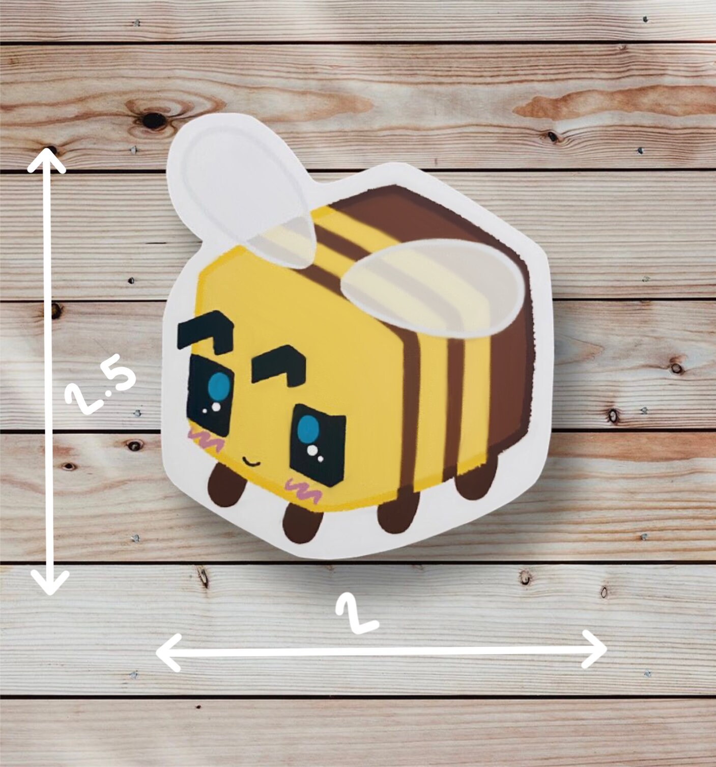 Minecraft Bee Sticker - Etsy