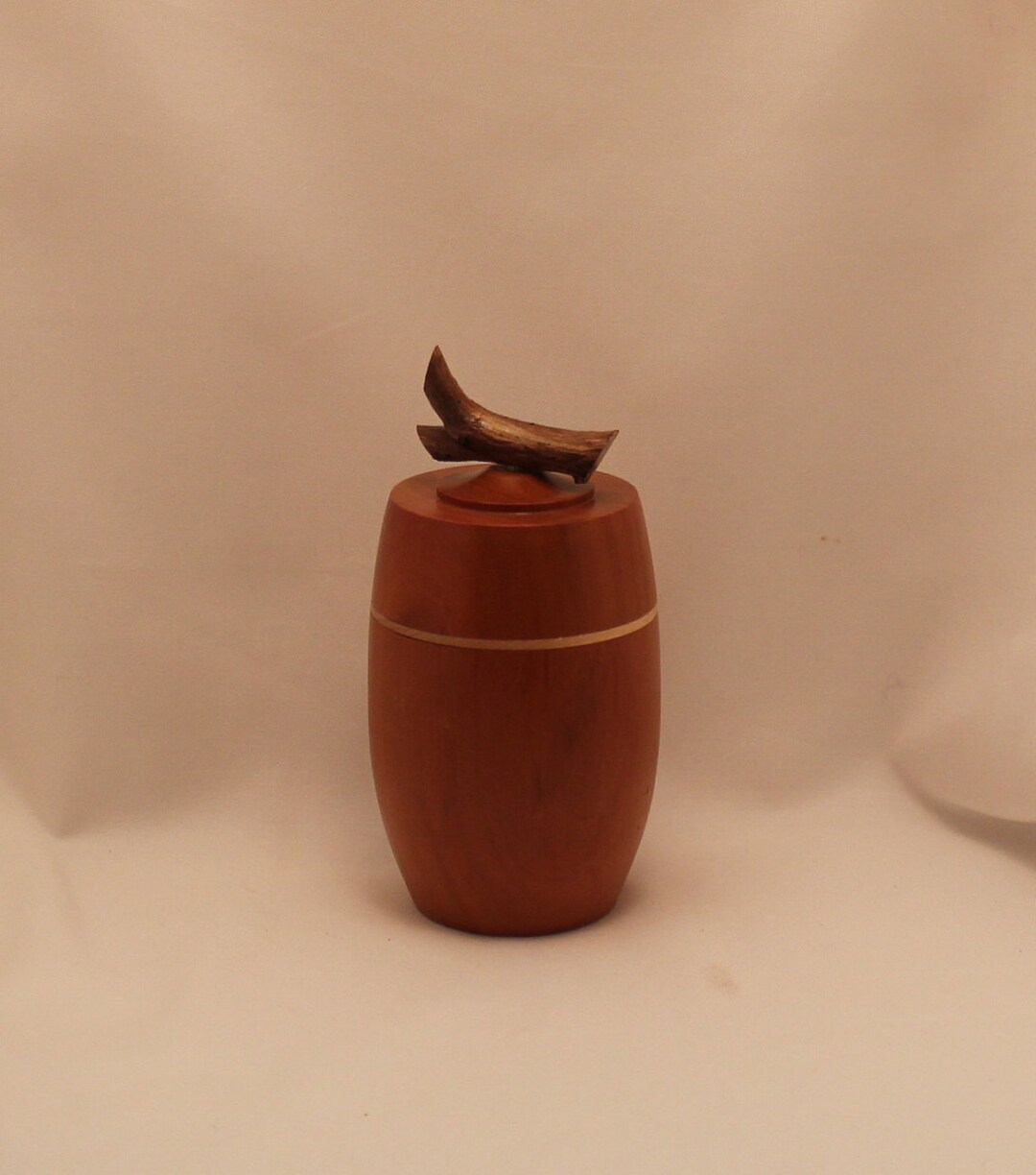 Handmade Small Cherry Wood Turned Box - Etsy