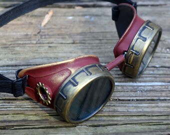 Steampunk Goggles Airship Captain Mad Scientist Time Traveler - Etsy