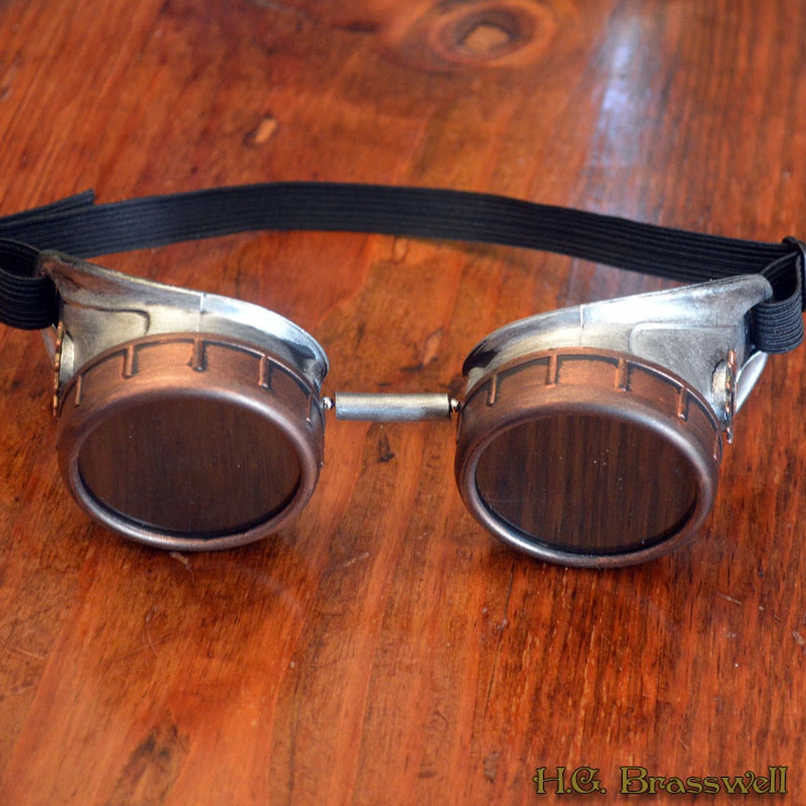 STEAMPUNK GOGGLES Mad Scientist Optic Conductors Welding - Etsy