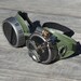 Green and Silver Steampunk Time Traveler Goggles With Silver - Etsy