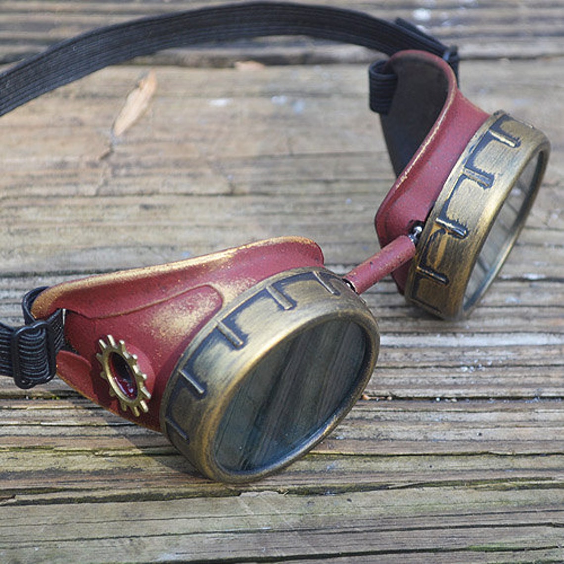 Steampunk Goggles Crazy Time Traveler Apocalypse Mad Scientist - Etsy