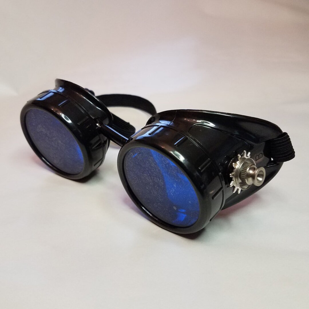 Steampunk Goggles Victorian Glasses Biker Cosplay Scifi Cyber Welding ...