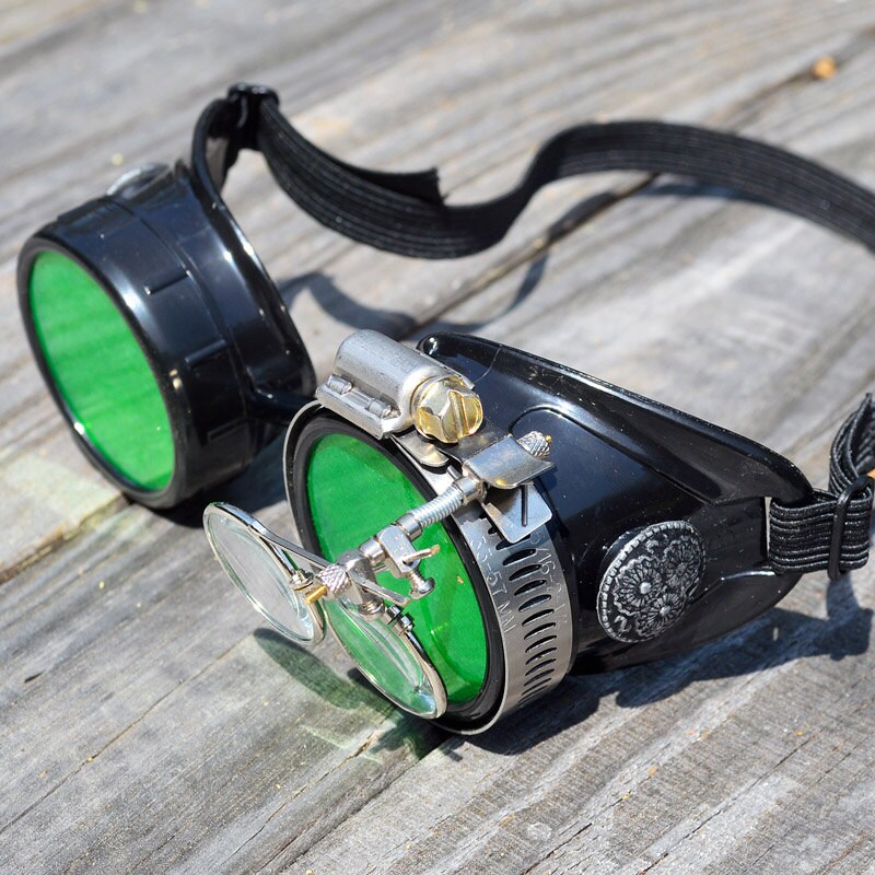Steampunk Goggles Airship Captain Mad Scientist Time Traveler - Etsy