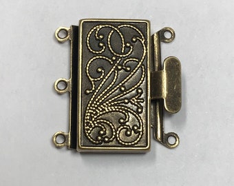 Brass Box Clasp | Etsy