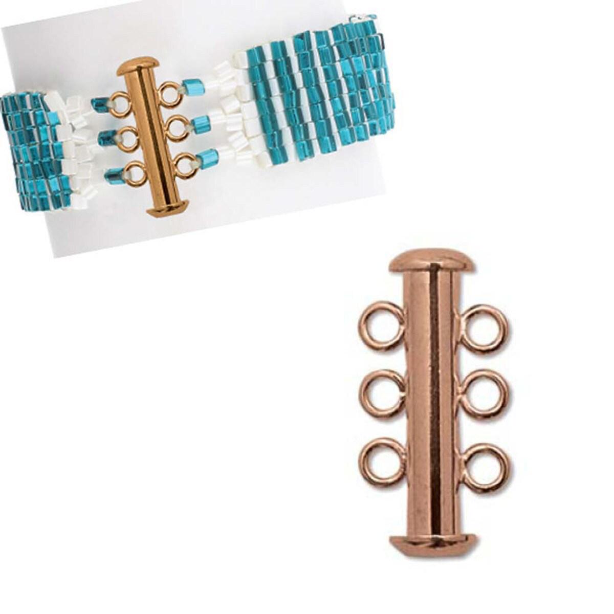 3-strand Slide Clasps, 3 Pieces, 21mm - Etsy