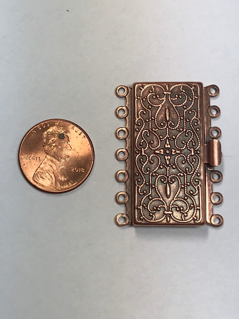 7-strand Filigree Design Box Clasp, 36x26mm, 1 Piece - Etsy