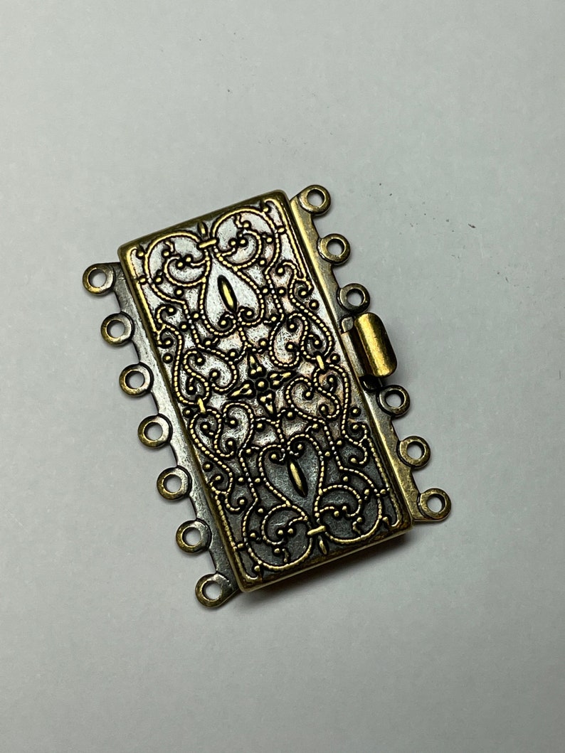 7-strand Filigree Design Box Clasp, 36x26mm, 1 Piece - Etsy