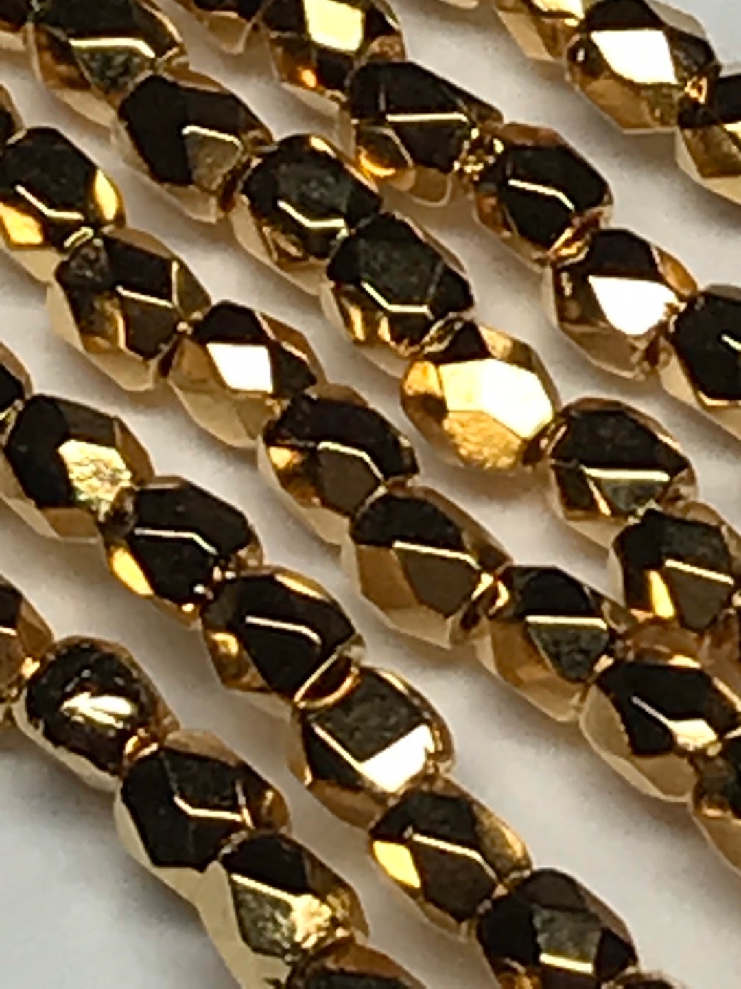 50 3mm 24K Gold Plate Round Fire Polish, 6-FPR0300030-GP - Etsy