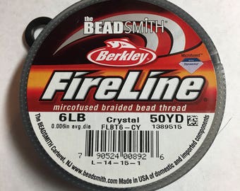 6lb Black Satin Berkley Fireline Micro Fused Braided Bead Thread - Etsy
