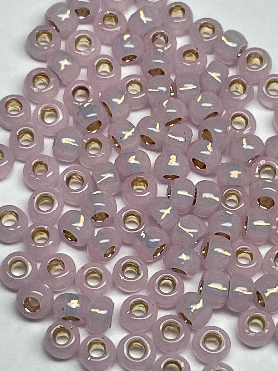 Toho PF2121 Light Lavender Opal Silver Lined Permafinish Japanese Round Seed Beads, 11/0, 24 Gms ...