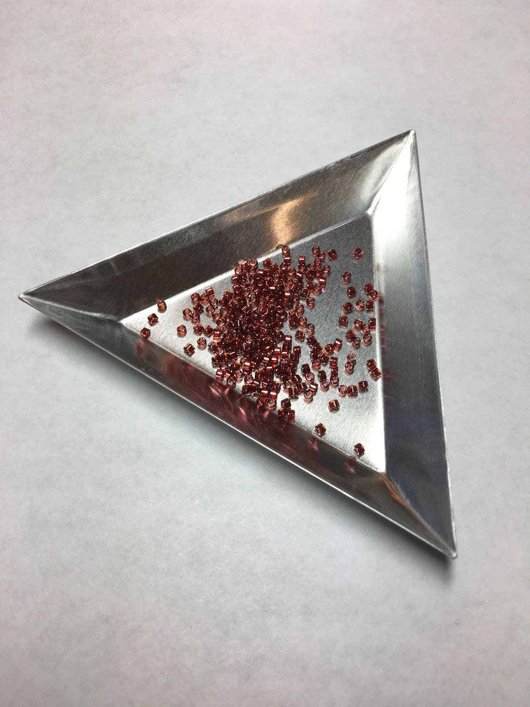 6 Aluminum Sort Tray, 3 Inch Triangle, Beadsmith, 6 Piece Set, Best ...