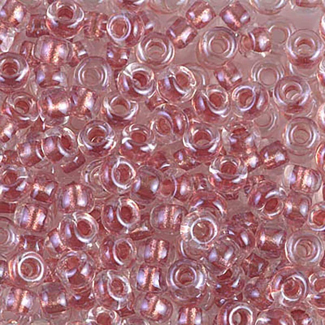 Miyuki #92601 Metallic Rose Lined Crystal Round Seed Beads, 20 Gms, 6/0 ...