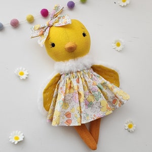 Easter Chick Sewing Pattern Stuffed Chick DIY Easter or Baby Shower ...