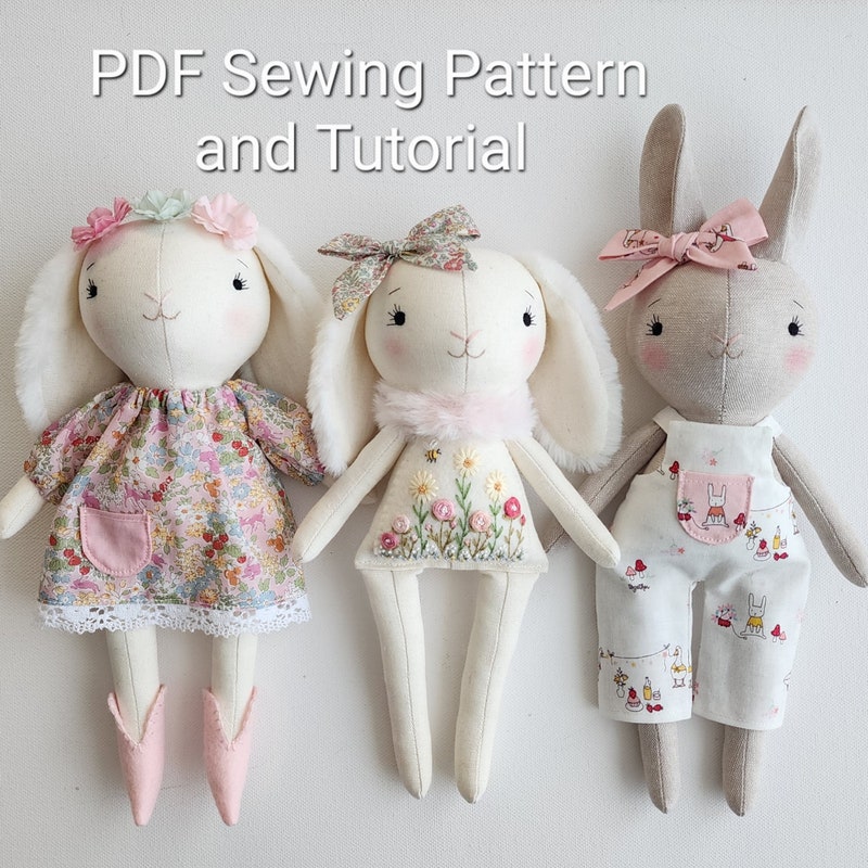 Bunny Sewing Pattern - Etsy
