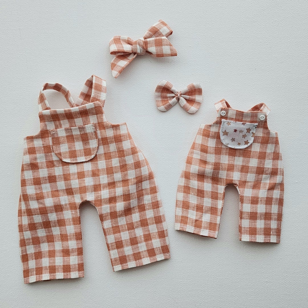 Doll Overalls and Bows Sewing Pattern PDF Dolls Clothes Sewing Pattern ...