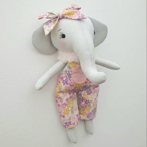 Elephant Sewing Pattern DIY Stuffed Animal Beginner Pattern Baby Shower ...