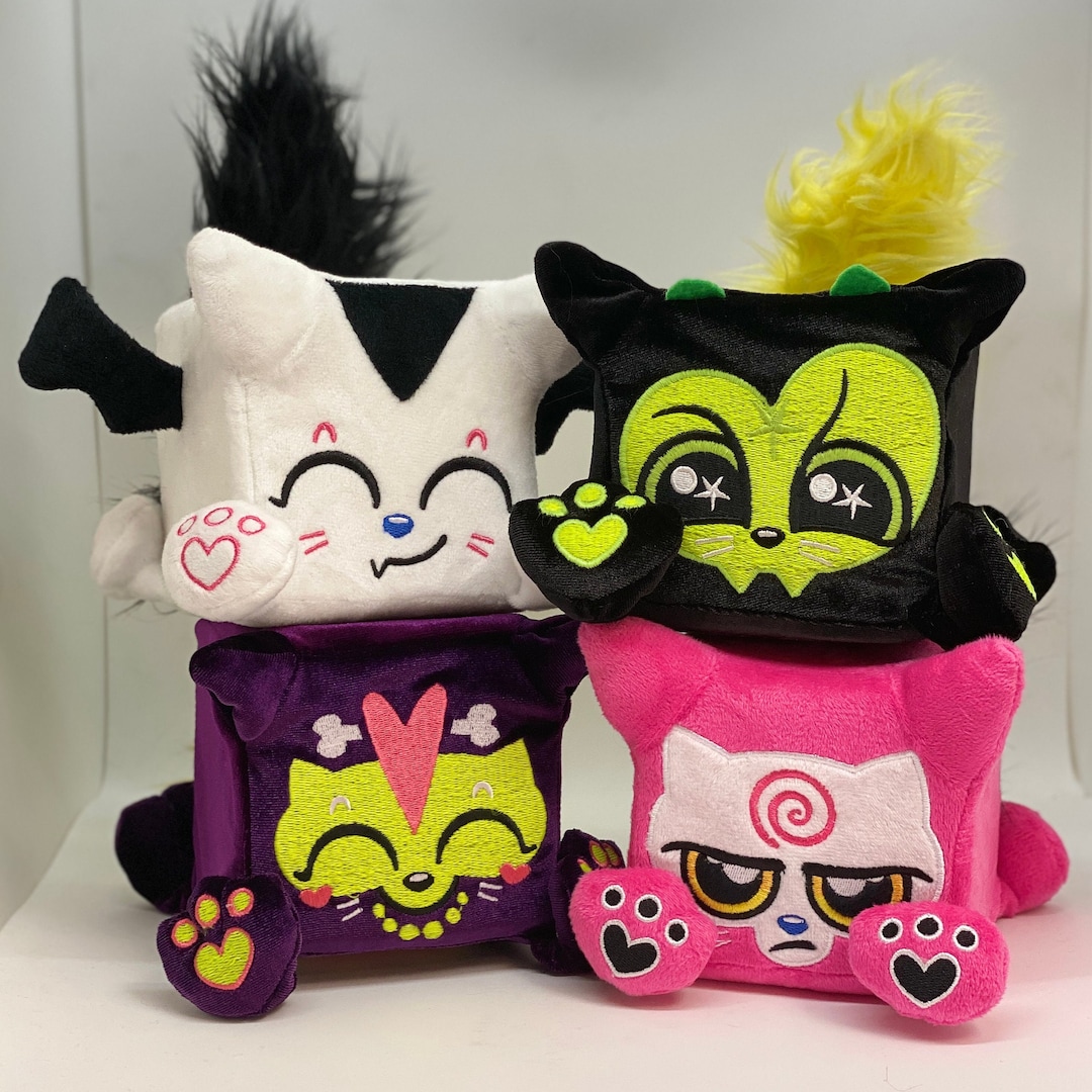 Set of FOUR Spoopsy Cute Not so Scary Plush — the Spoopy Pack Plush ...