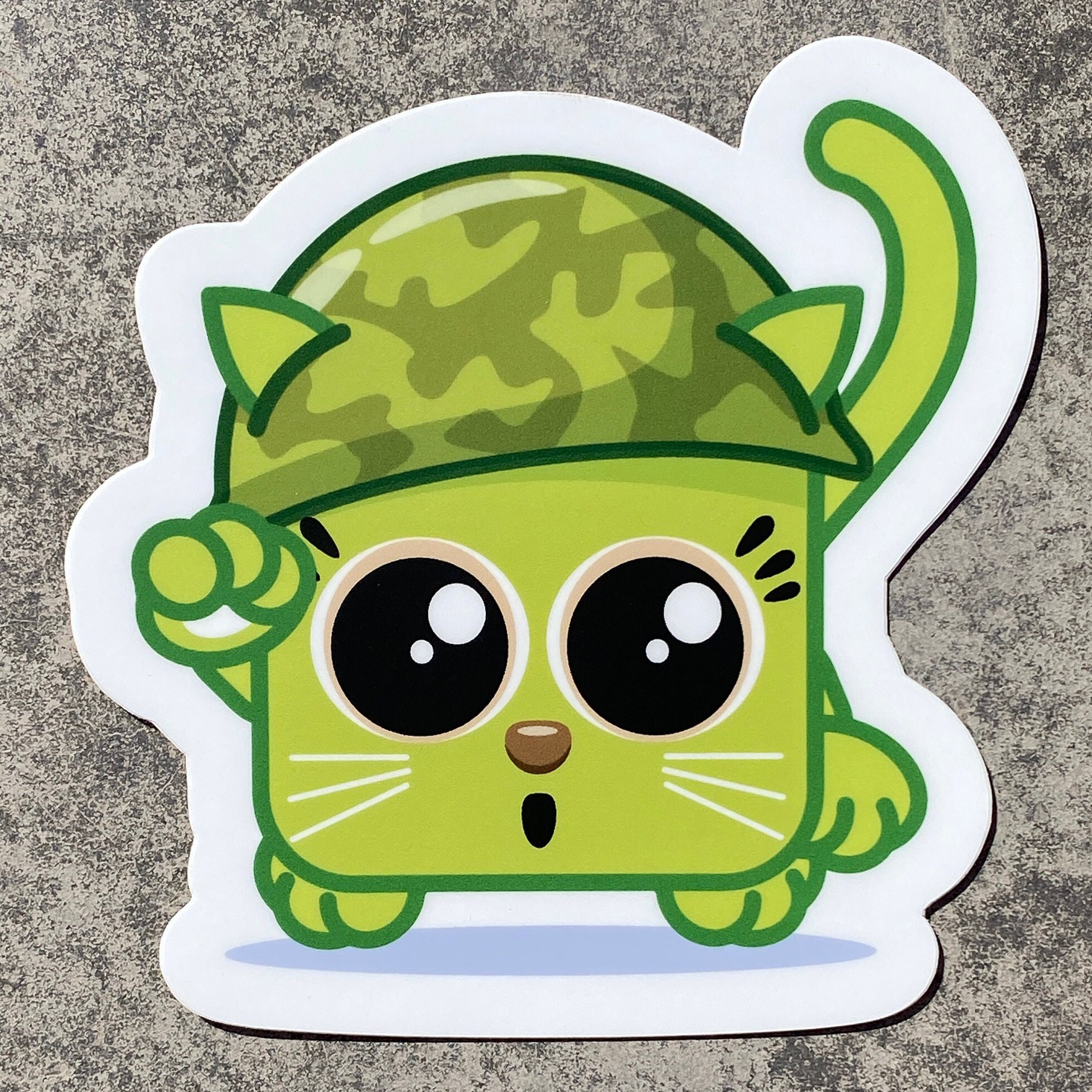 Military Branches Squaredy Cats Stickers set of All 4 - Etsy