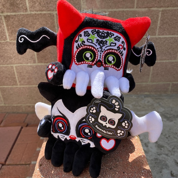 Sugar Skull Cat - Etsy