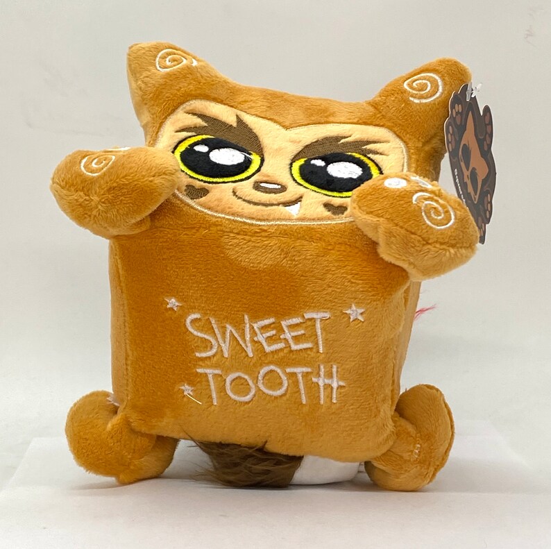 Caramel Candy Werewolf Plush Kitty by Squaredy Cats (sweet Tooth Aka ...