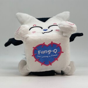 Batsy the Spoopy Cute White and Black Bat Plush Kitty by Squaredy Cats ...