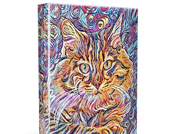 Letterman Cat Painting - Etsy