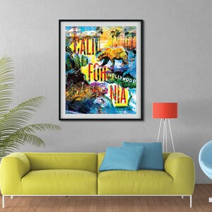California Art, Cali Art Print, State Painting - Etsy