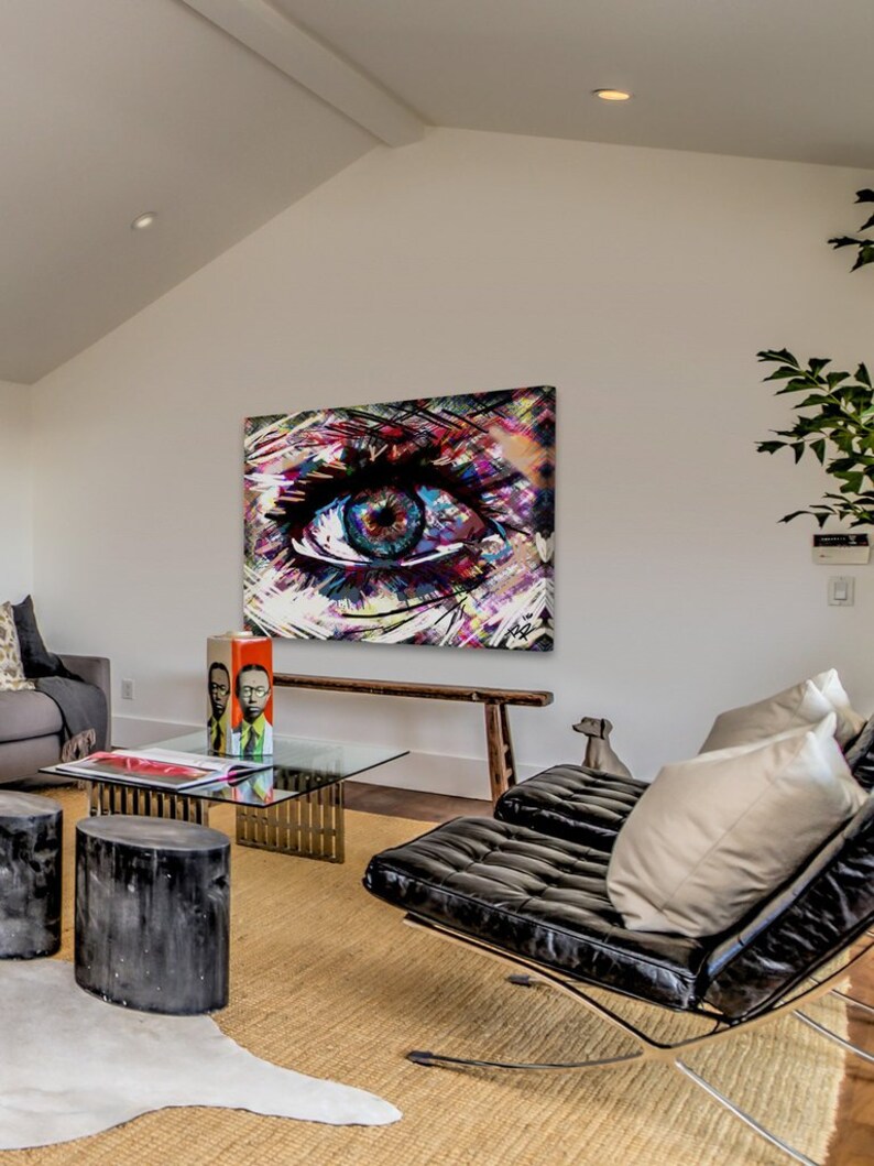 Eye Canvas Art, Evil Eye Canvas, Original Painting - Etsy