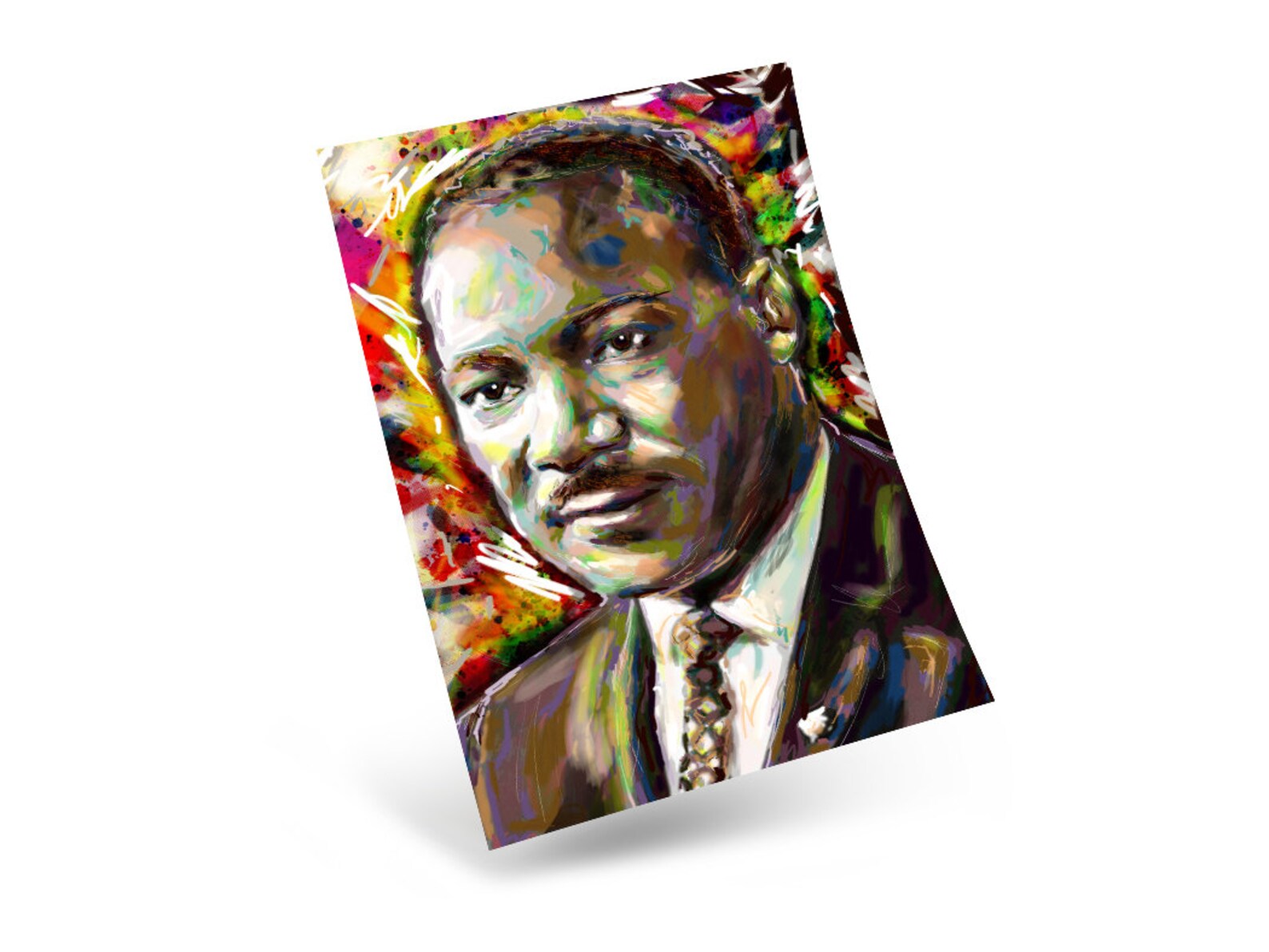 Martin Luther King Art Print MLK Art History Artwork | Etsy