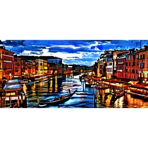 Venice Art Print, Grand Canal Art, Colorful Italy Painting - Etsy