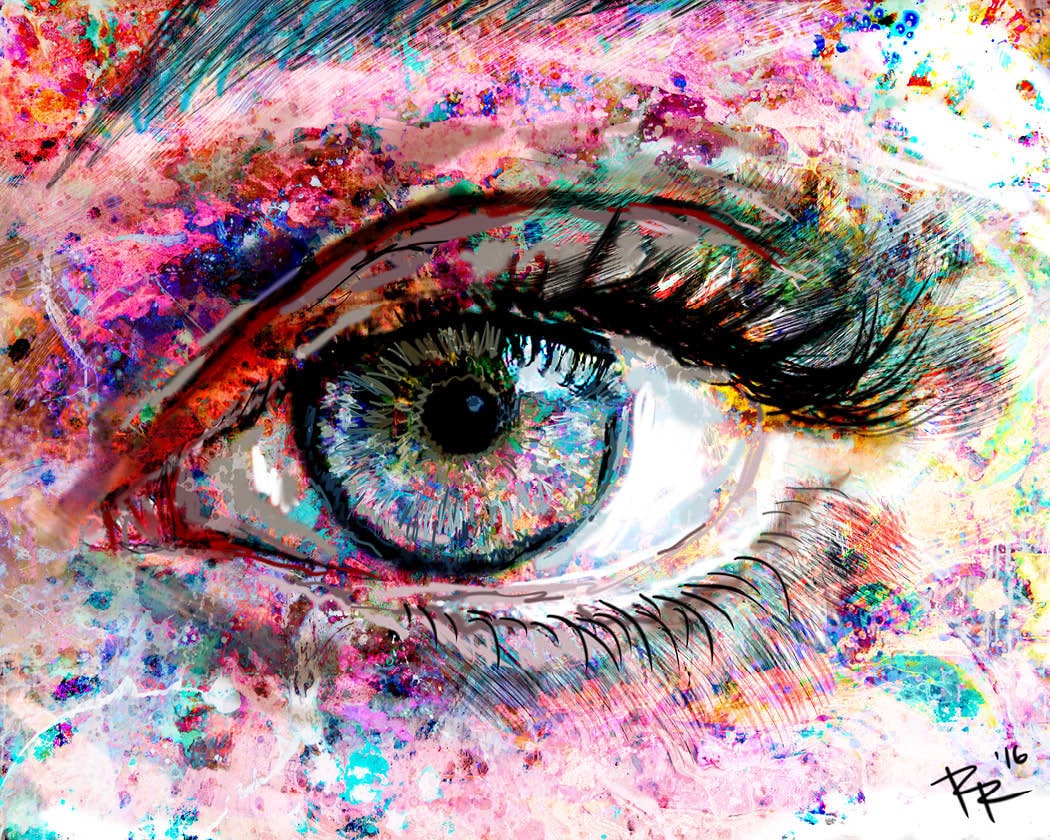 Abstract Eye Artwork