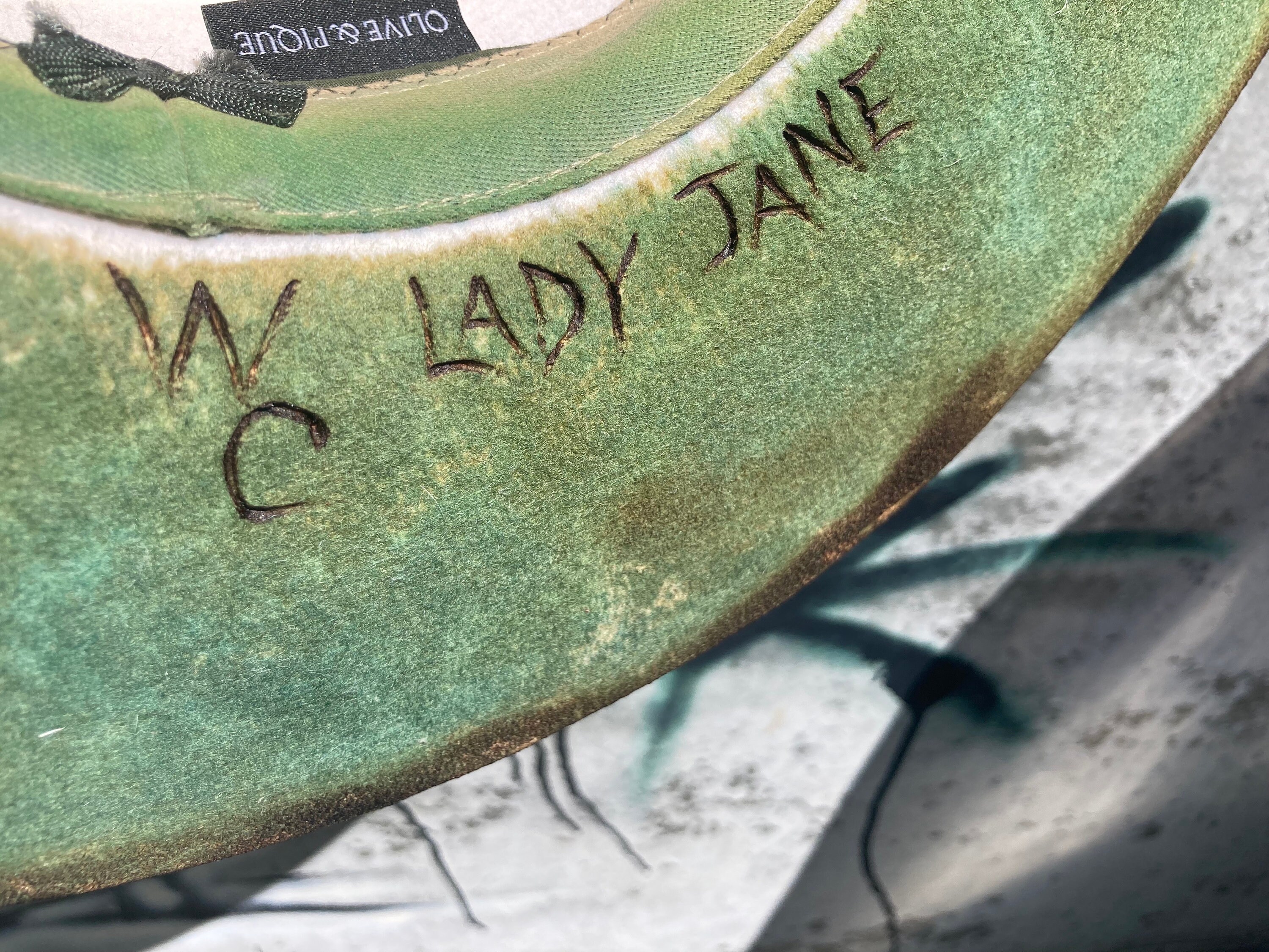 Burned Distressed Custom Festival Hat - Etsy